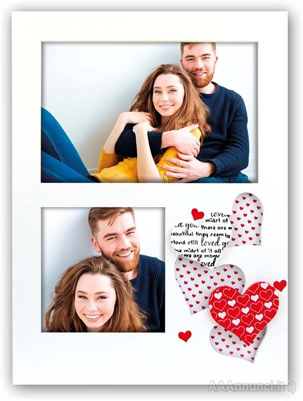 Cornice con cuori, in legno - in vendita a Potenza